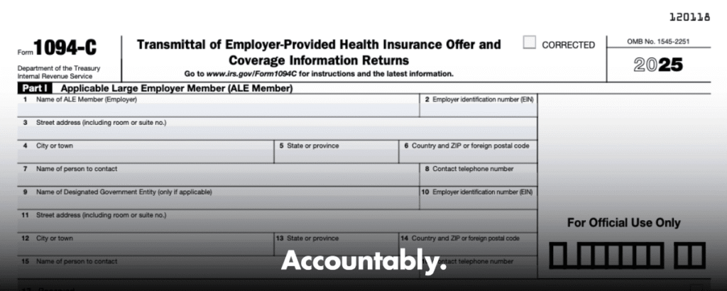 Form 1094-C - Deadlines, Authoritative Transmittal, E-file Rule ...