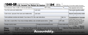 Form 1040-SR - Standard Deduction, Schedules, E-file Tips – Accountably.com