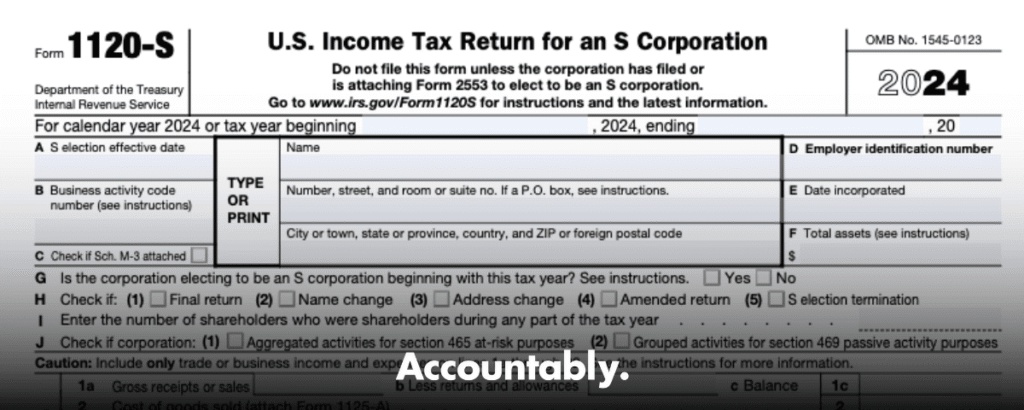 Form 1120-S - Guide for S‑Corp Filing, K‑1, K‑2/K‑3, Deadlines Approx ...