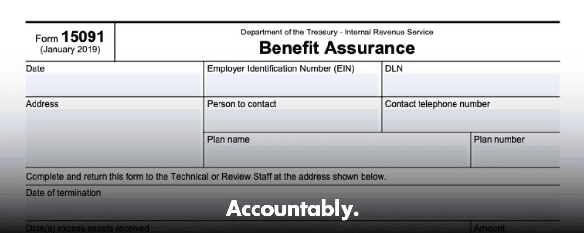 Form 15091 - EP Sign Off for Plan Terminations Guide – Accountably.com