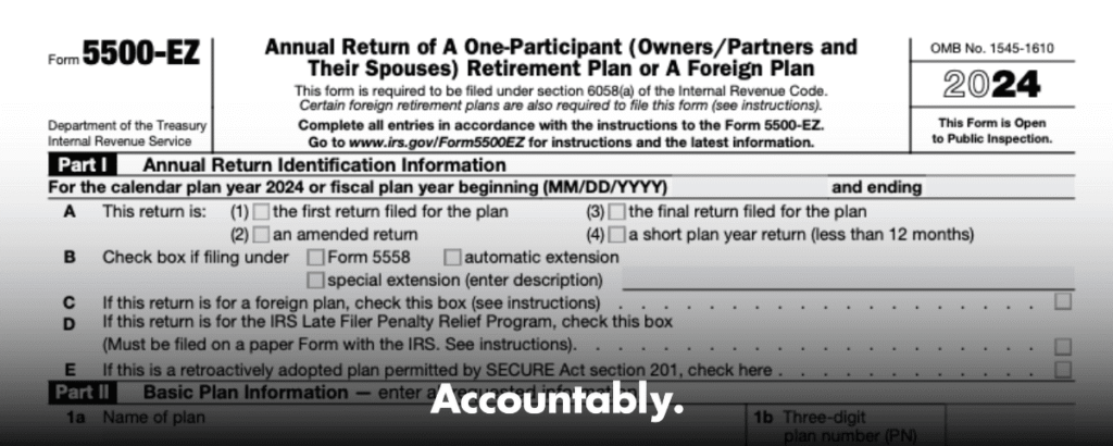 Form 5500‑EZ - $250,000 Threshold, Deadlines, E‑Filing, Penalties ...
