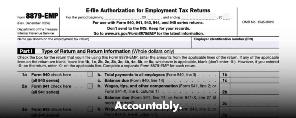 Form 8879-PE - E-File Authorization, SOPs, and Workflow for 1065 ...