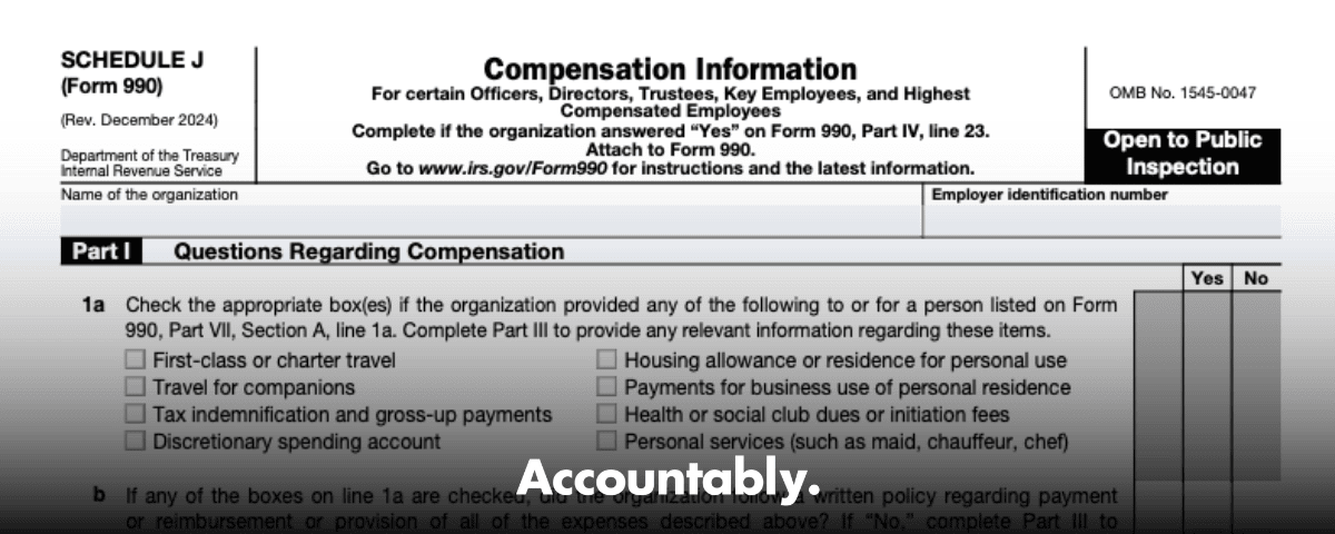 Form 990 Schedule J - Triggers, $150,000 Threshold, and Reporting Guide ...
