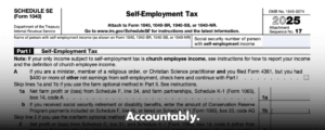 Form 1040 Schedule SE - Self‑Employment Tax Guide – Accountably.com