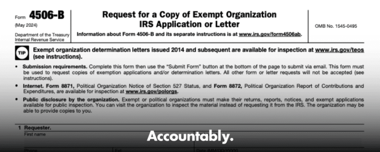 Form 4506‑B - How to Request IRS Determination or Affirmation Letters ...
