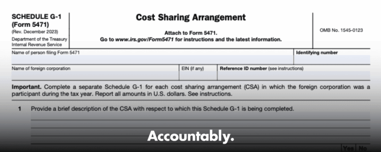 Form 5471 Schedule Q - Complete Filing Guide for CFCs – Accountably.com