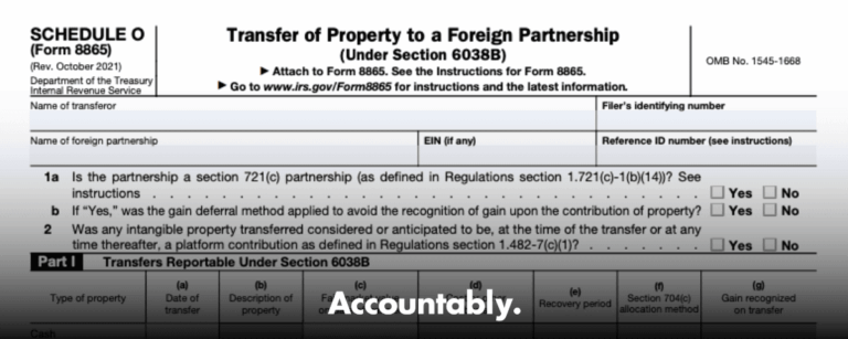 Form 8865 Schedule O - Category 3 and 6038B Filing Guide – Accountably.com