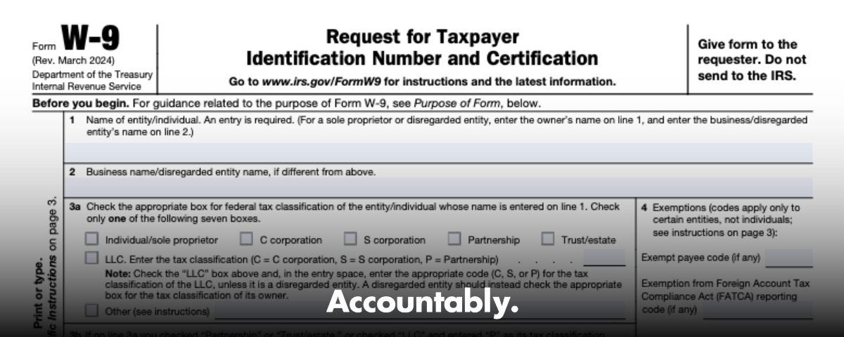 Form W‑9 - Guide & Instructions – Accountably.com