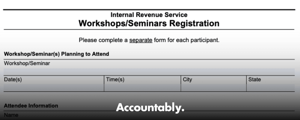Form 13748 - Workshop Registration Guide Download & Submit ...