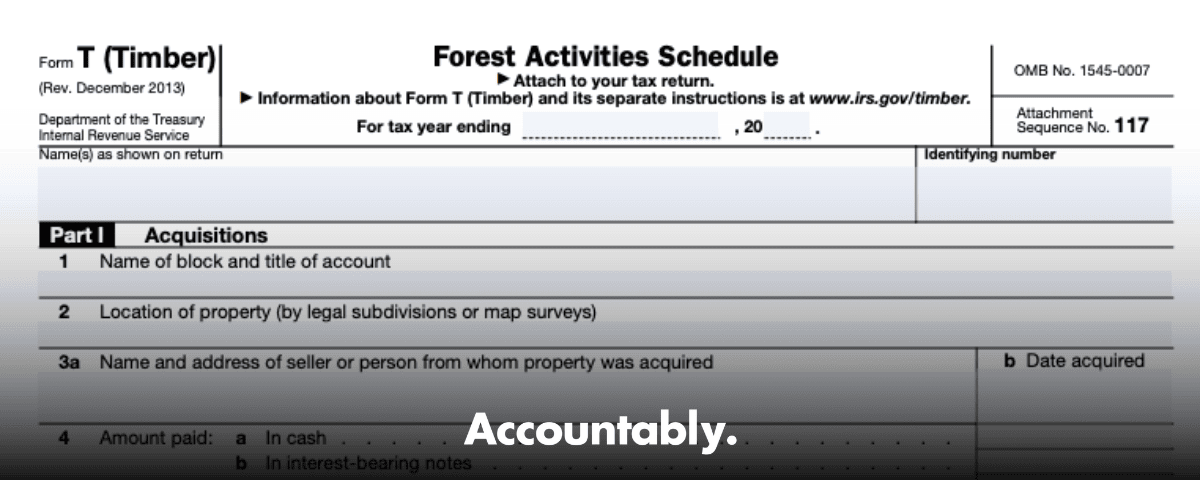 Form T (Timber) - Filing Guide for 631(a)/631(b) & Depletion ...